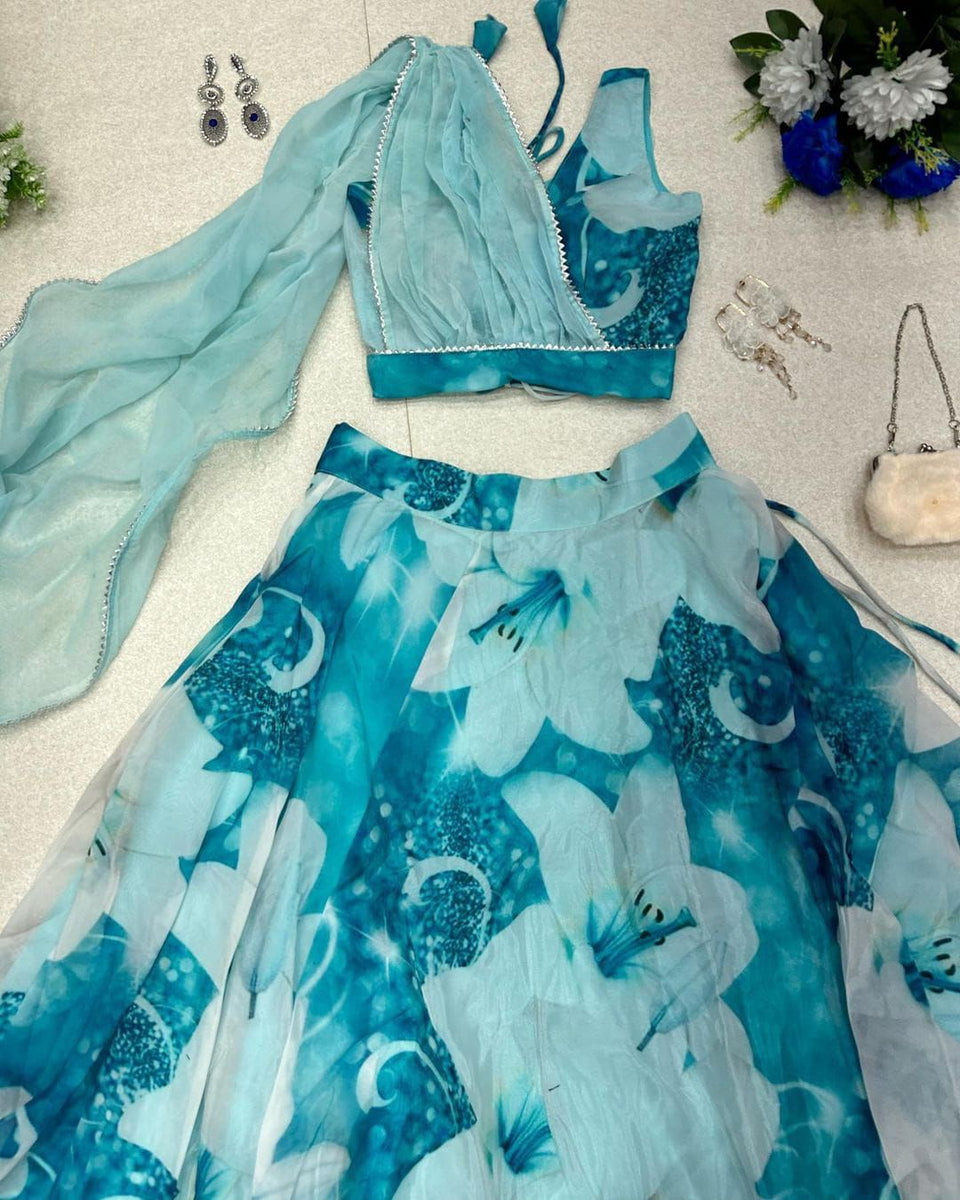 AQua Princess Lehnga– Label Manali