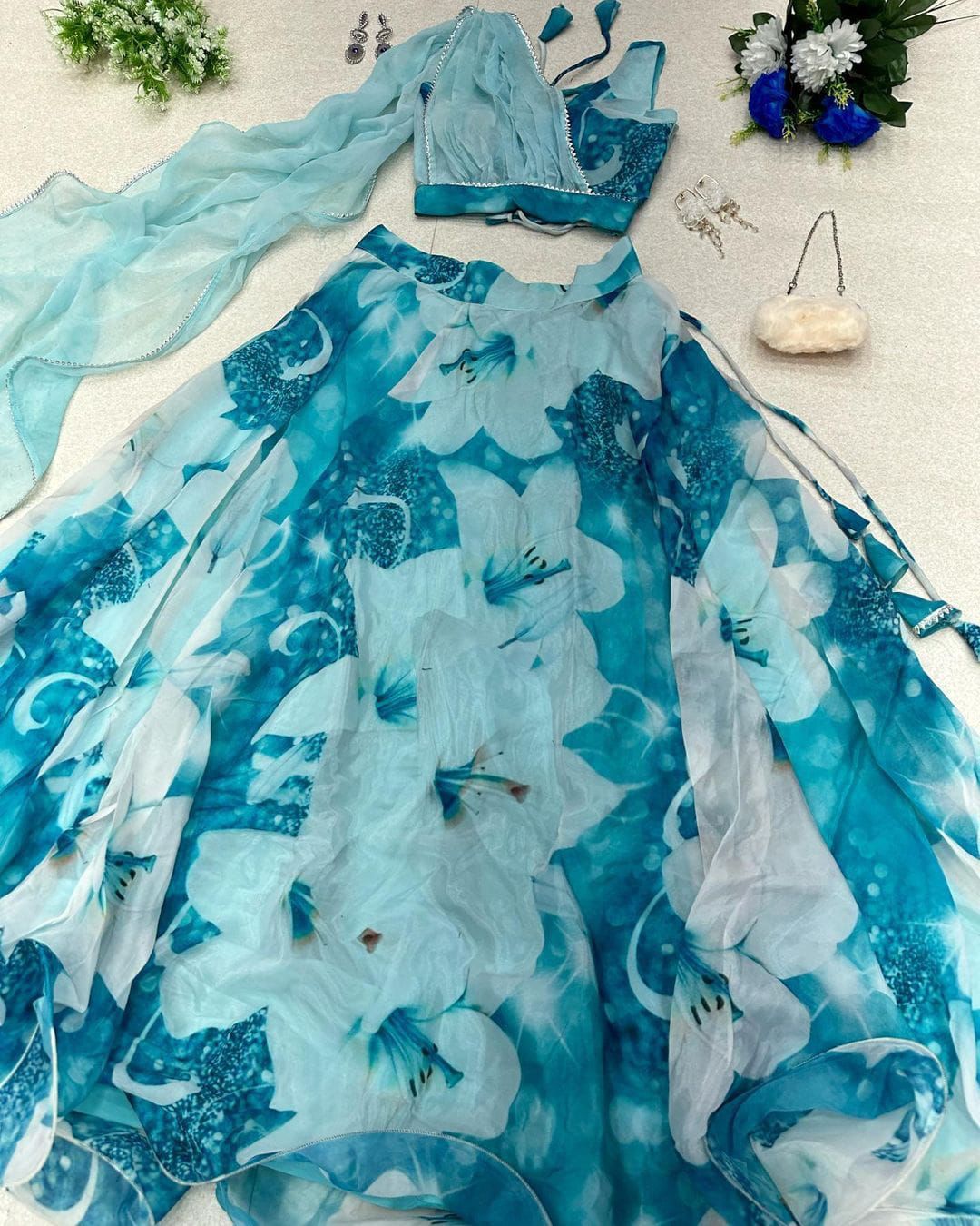 AQua Princess Lehnga– Label Manali